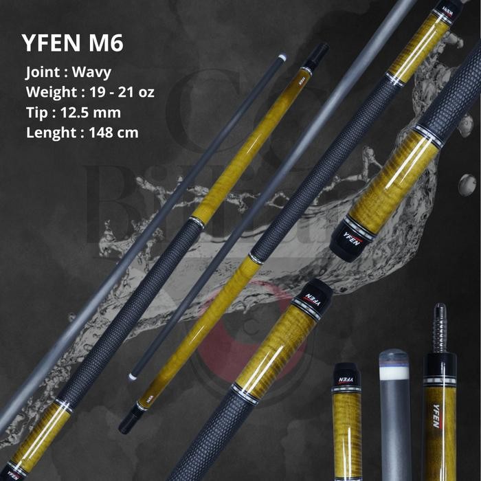 Jual Stick Billiard YFEN Carbon M8-M10 Carbon Shaft | Shopee Indonesia