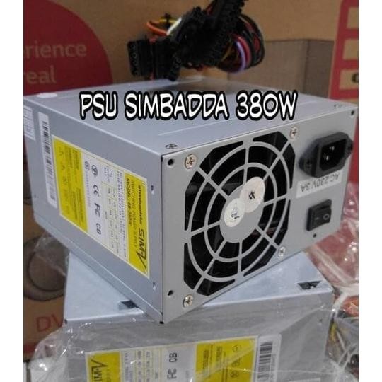 Jual Power Supply Simbadda 380W - 380 Watt Tray Resmi | Shopee Indonesia