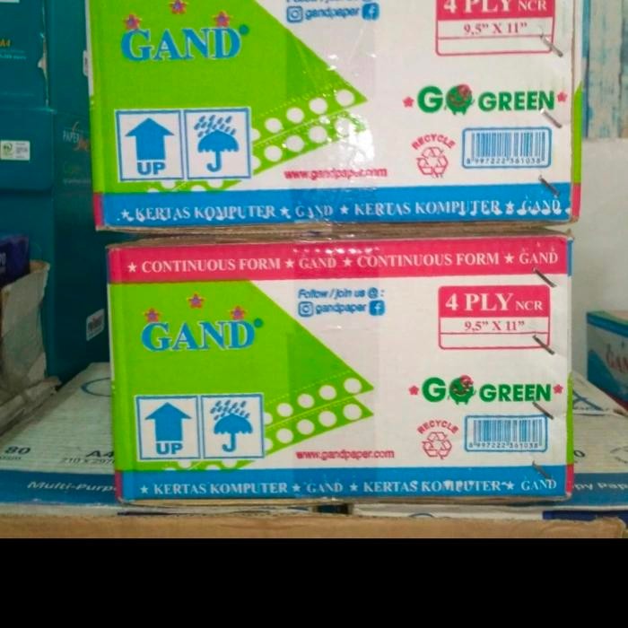 Jual kertas continuous form 4 ply 9,5 x 11 warna | Shopee Indonesia