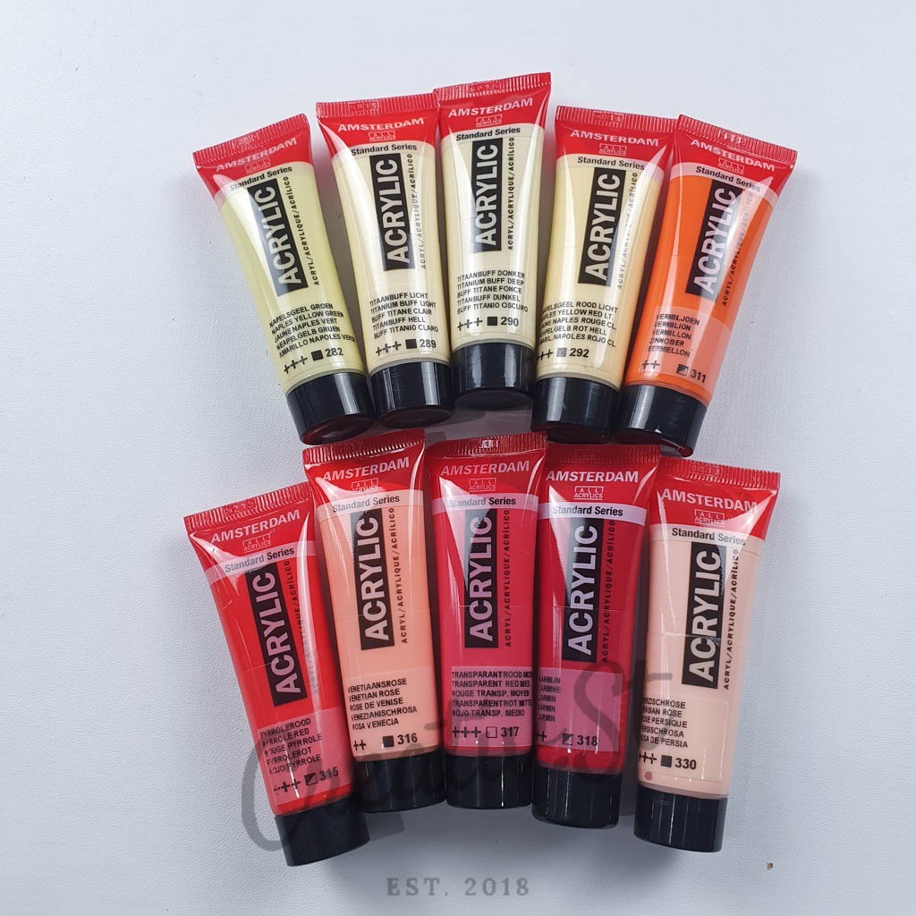 Jual Amsterdam Cat Acrylic Paint 20 Ml Cat Akrilik Lukis 20 Ml Part 2 ...