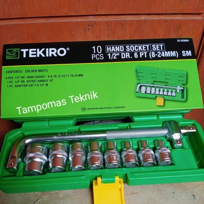 Jual Kunci Sok Tekiro 8-24Mm Sok Set Tekiro 10Pcs Box Plastik | Shopee Indonesia