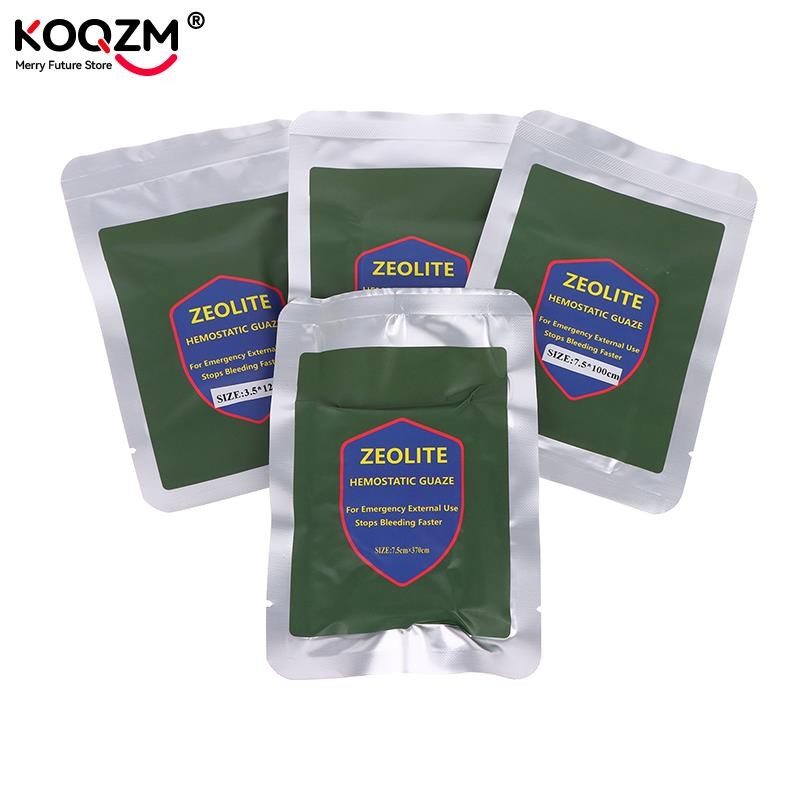 Jual 5 Sizes Hemostatic Gauze Combat Emergency Trauma Z-Fold Soluble ...