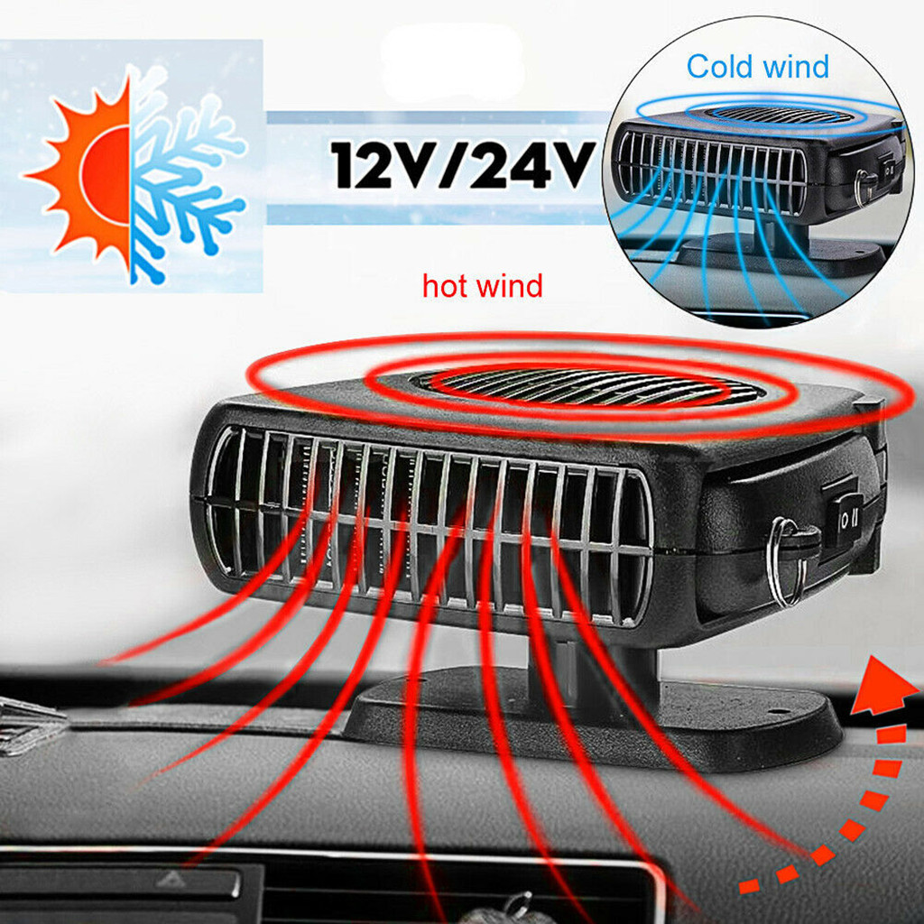 Jual 12/24V 200W Portable Auto Car Heater Defroster Demister Electric ...