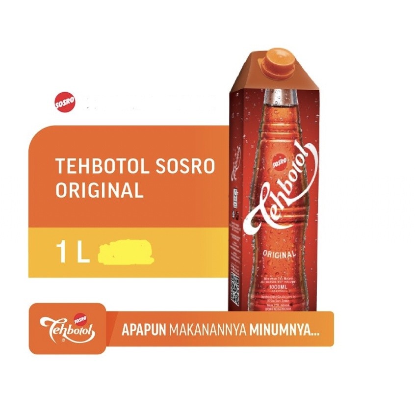 Jual [GROSIR!!] Teh Botol 1 Liter 1000ml 1 DUS isi 12 Botol - grosir ...