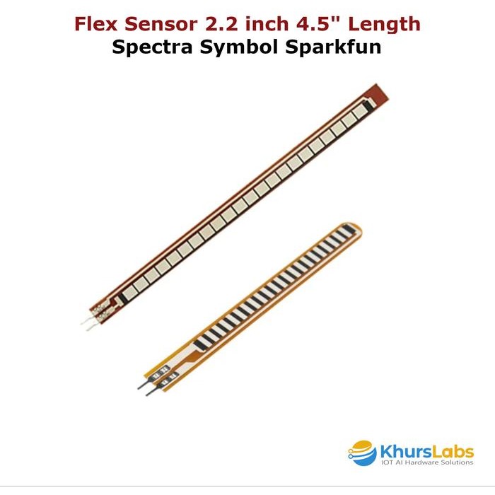 Jual Flex Sensor 2.2 Inch 4.5" Length Sensor Fs Tekukan / Lengkung ...