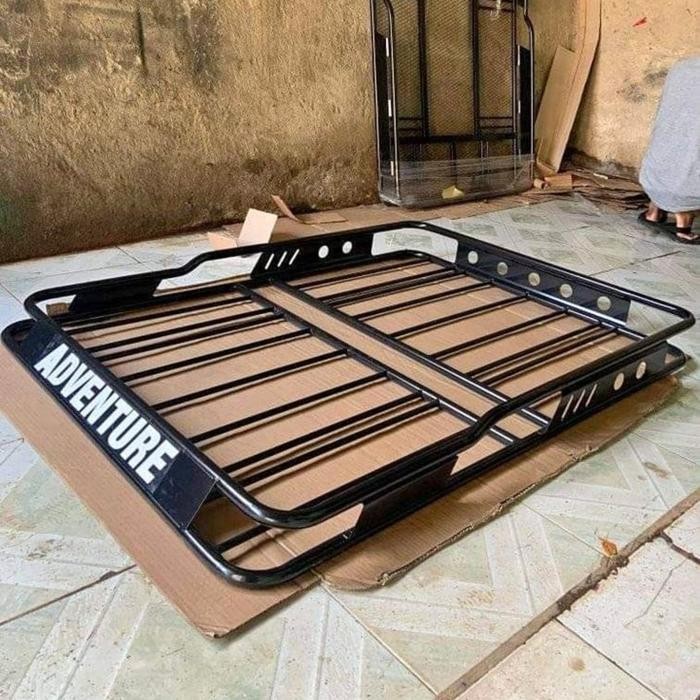 Jual PREMIUM Roof Rack bagasi atas mobil merek adventure full besi ...