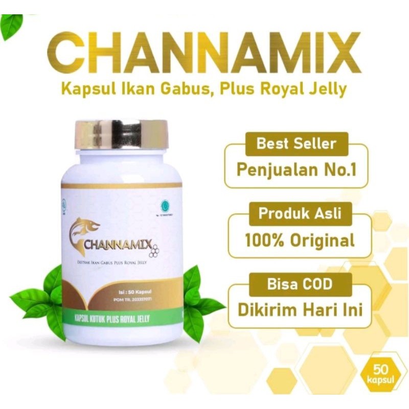 Jual (Terbaik) CHANAMIX Kapsul Ikan Kutuk Mempercepat Proses ...