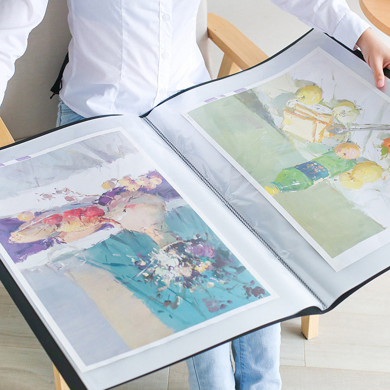 Jual A2 brochure folder 4K brochure, sketch painting collection ...