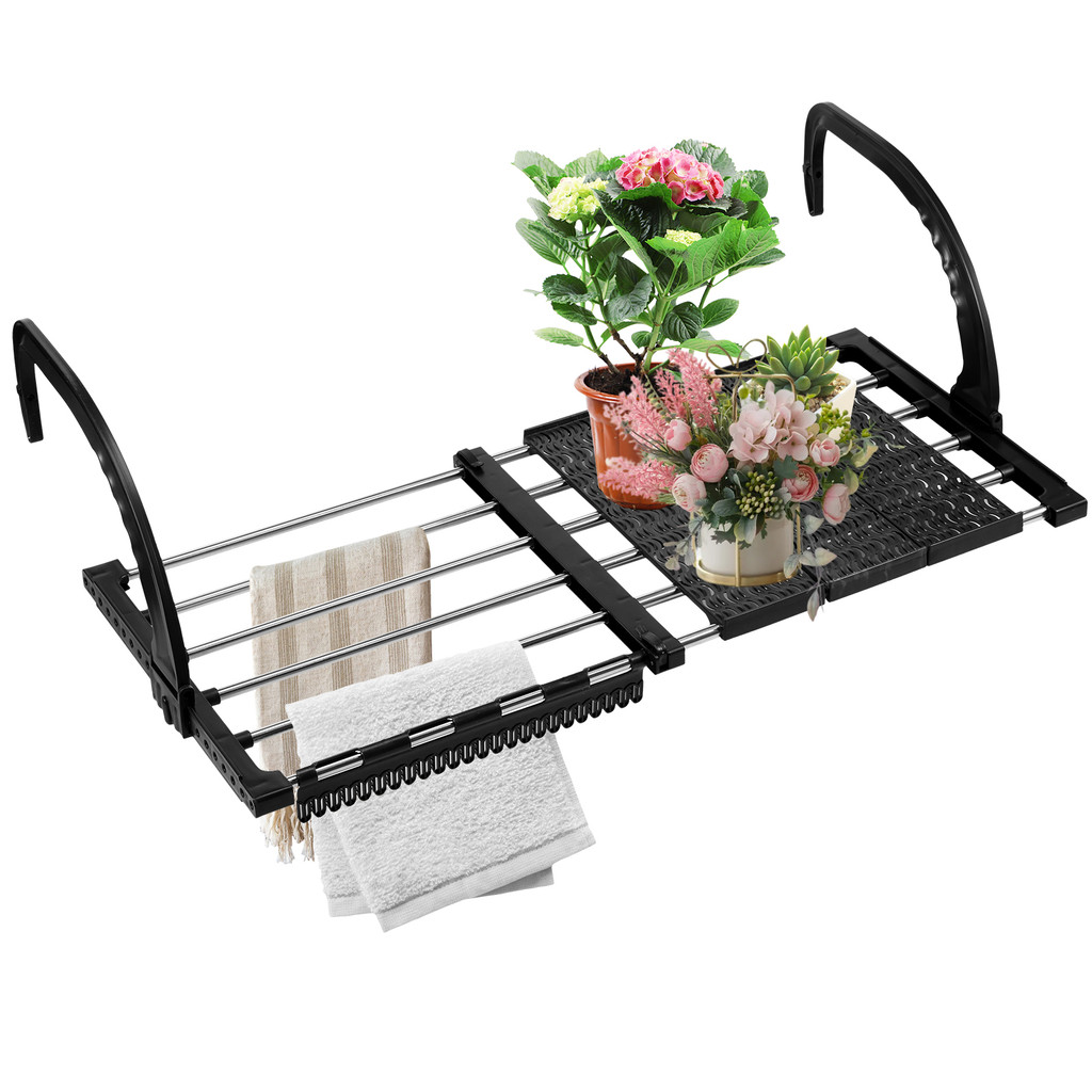 Jual Foldable Balcony Radiator Drying Rack Extendable Stainless Steel ...