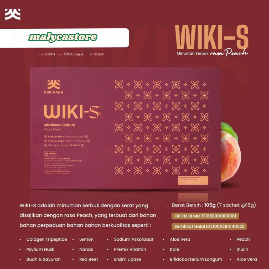 Jual Wikinara wiki-s minuman berserat tinggi (KEMASAN BARU) | Shopee ...