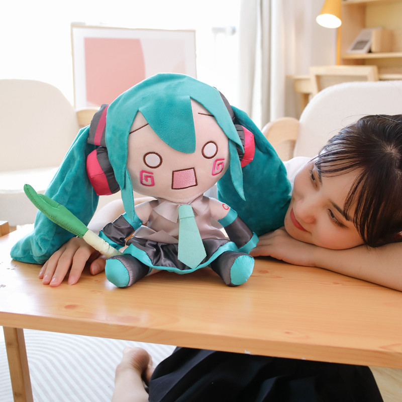 Jual Anime Miku Fufu Plush Toys Kitty Collection Miku Stuffed Dolls ...