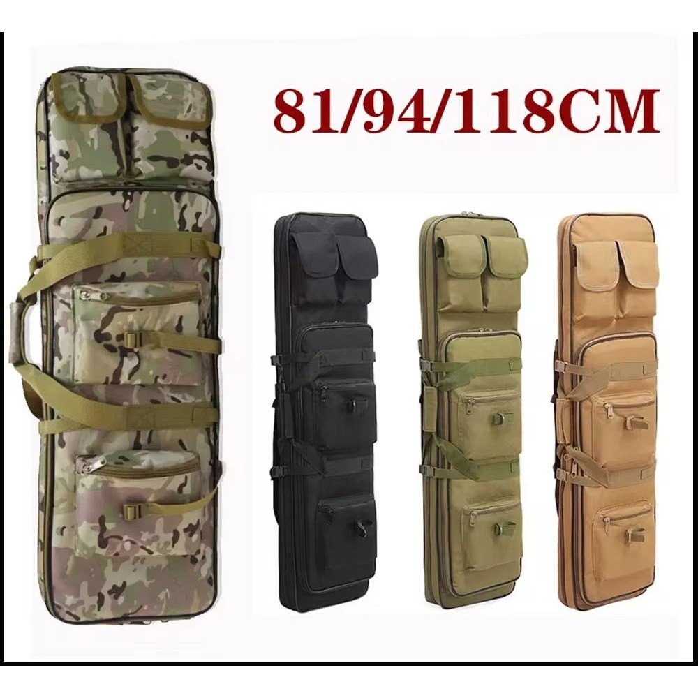 Jual 85 95 115Cm Gun Bag Case Rifle Bag Backpack Sniper Carbine Airsoft ...