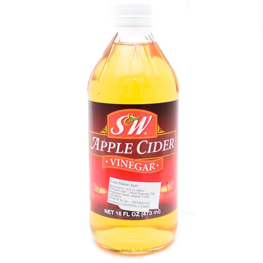 Jual S & W APPLE CIDER VINEGAR 16 OZ | Shopee Indonesia