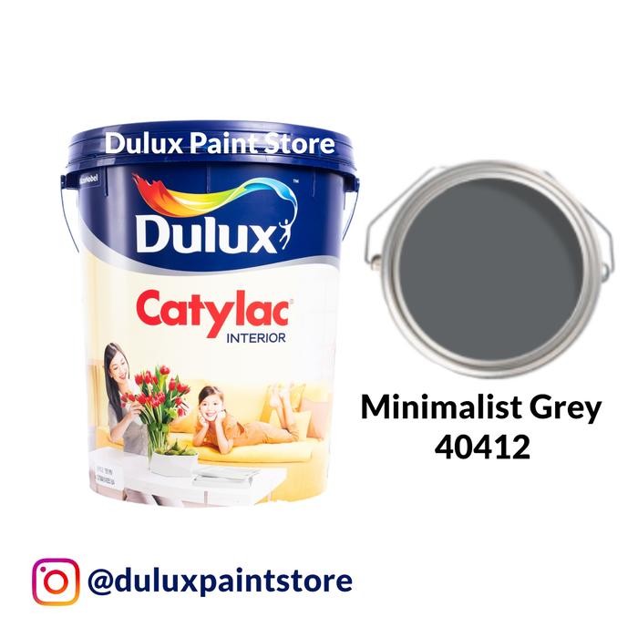 Jual Dulux ylac Interior nimalis Grey Rm 5 KG Galon Tinting | Shopee ...