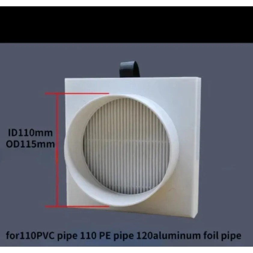 Jual Duct Air Filter Inline Ducting Box Ventilation For Pvc Pipe Pe ...