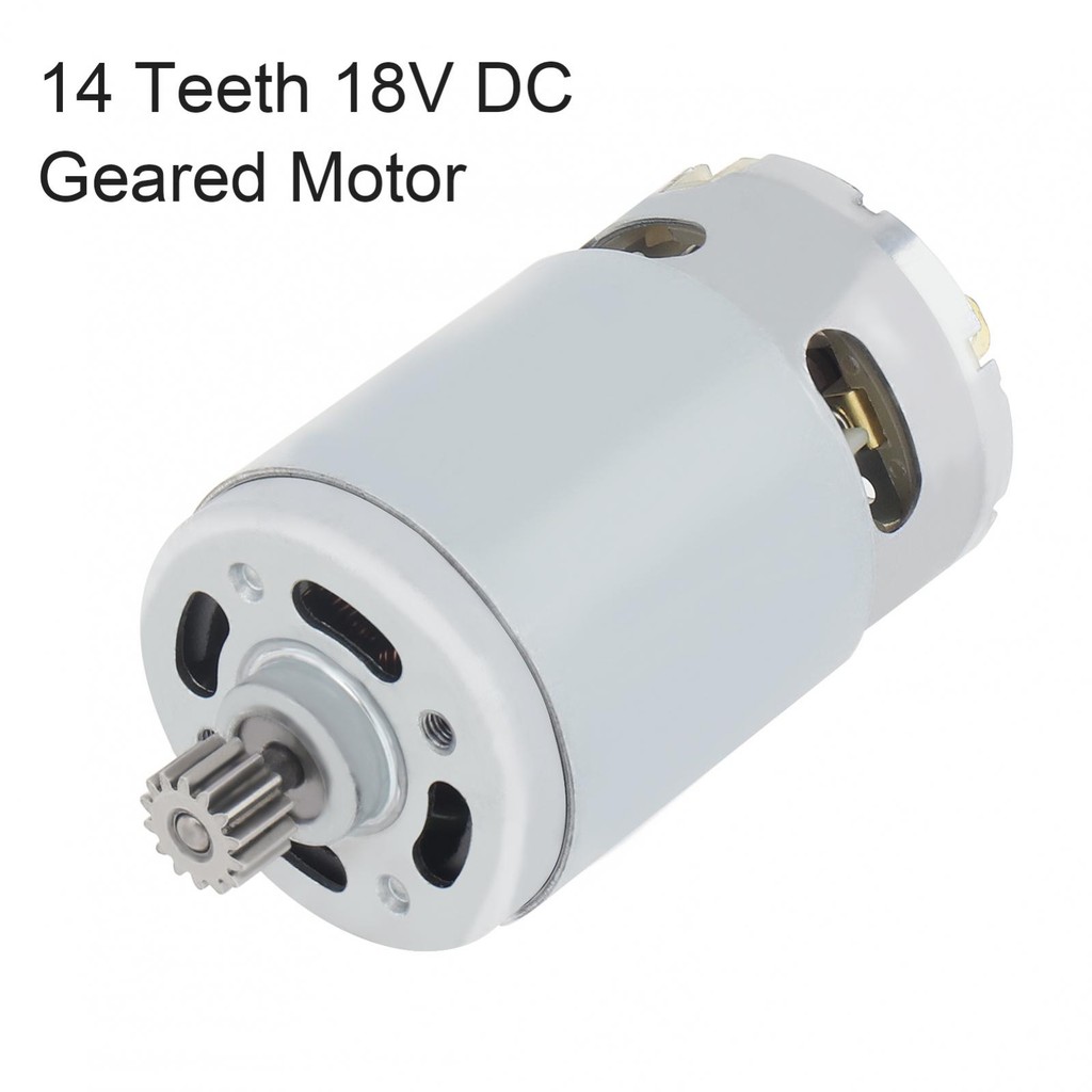 Jual RS550 18V DC Motor Roda Gigi 14 Gigi 9.5Mm Motor Mikro Roda Gigi ...