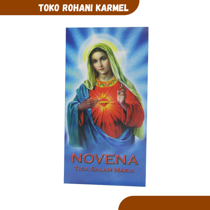 Jual Lembar Doa Novena 3 Salam Maria / Novena Tiga Salam Maria / Kaplet Novena | Shopee Indonesia