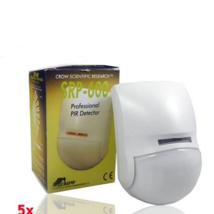 Jual (5 PCS) CROW SRP-600 Wired Dual Element PIR Motion Detector ...