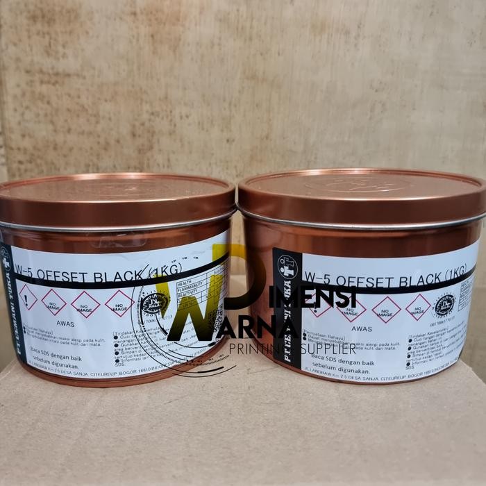Jual TINTA OFFSET CEMANI TOKA - W5 BLACK | Shopee Indonesia