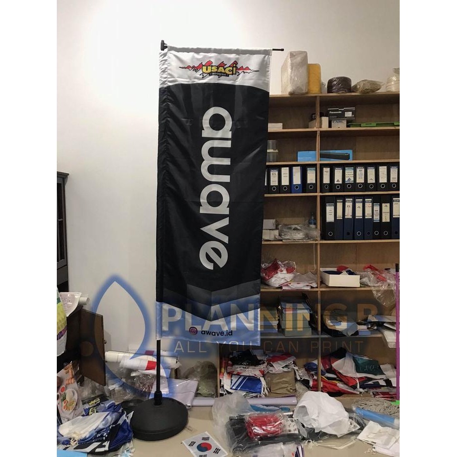 Jual Flag Banner / Flying Banner Edge Flag Banner | Shopee Indonesia