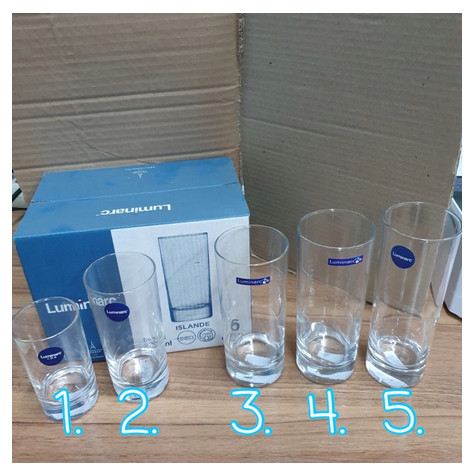 Jual Gelas Islande / gelas minum / gelas collin Luminarc | Shopee Indonesia