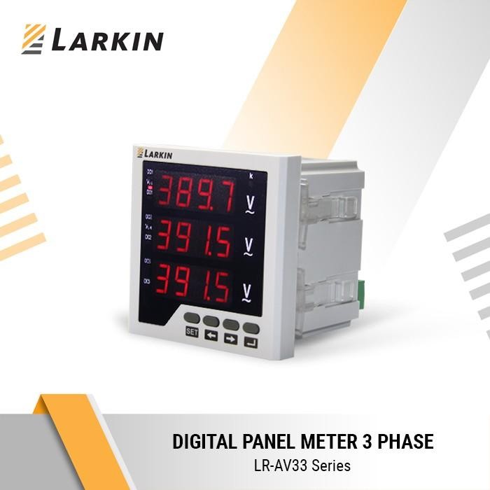 Jual Larkin Digital Voltmeter Untuk Panel Listrik 3P 3 Phase Volt Panel ...