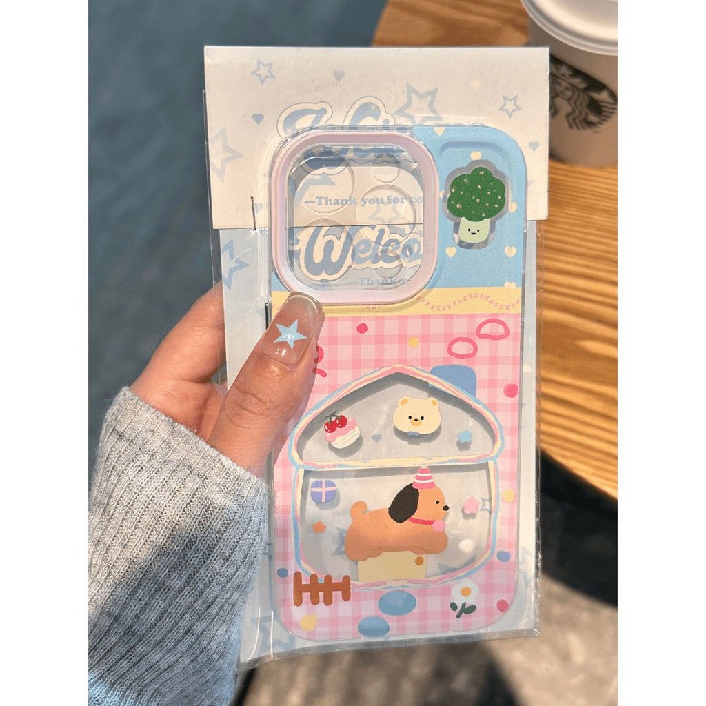 Jual Anak Anjing Lucu Kartun Casing Hp Iphone 17 Pro Max 17 Air 13 Pro ...