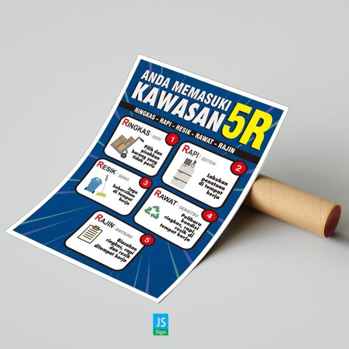 Jual POSTER SAFETY K3 5R / 5S | Shopee Indonesia