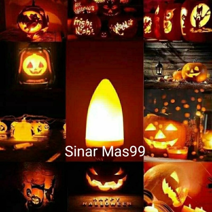 Jual (Expert) Lampu Api LED Bohlam LED Flame Candle E27 Warm white ...