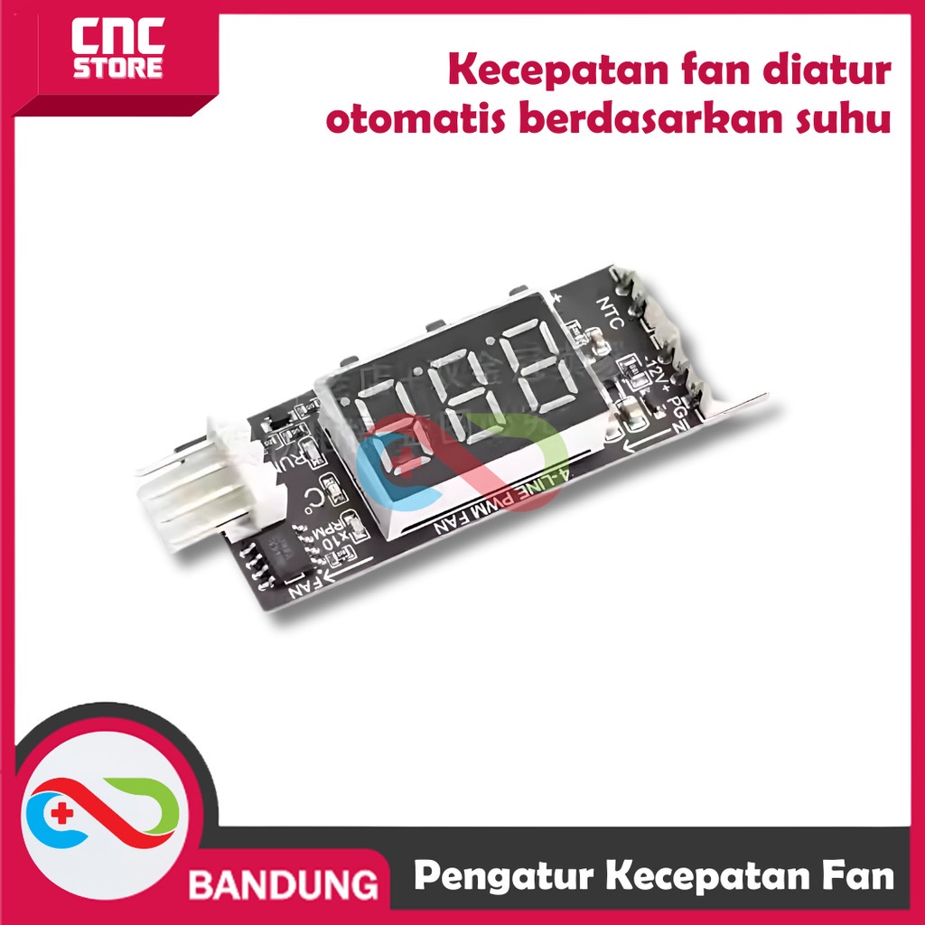 Jual MODUL PENGATUR KECEPATAN FAN OTOMATIS BERDASARKAN SUHU DIGITAL PWM 12V 3A KIPAS PC | Shopee ...