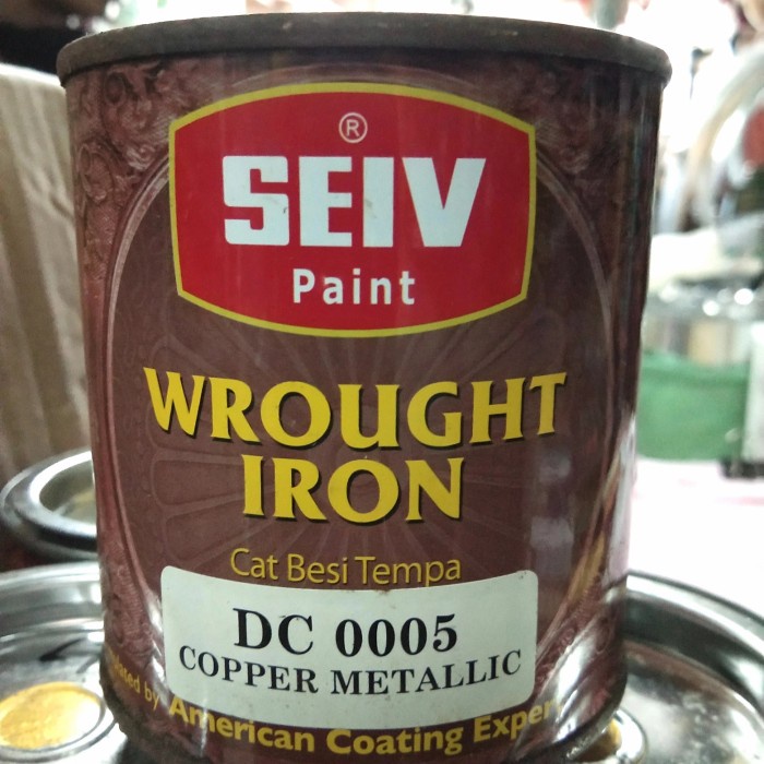 Jual Cat Pagar Besi Tempa Seiv 1Kg Copper Metallic Warna Tembaga 1 Kg ...