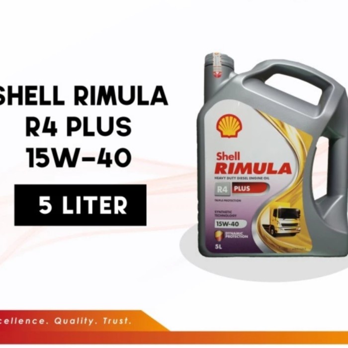 Jual Oli Shell Rimula R4 Plus 15W-40 Kemasan Galon 5L | Shopee Indonesia