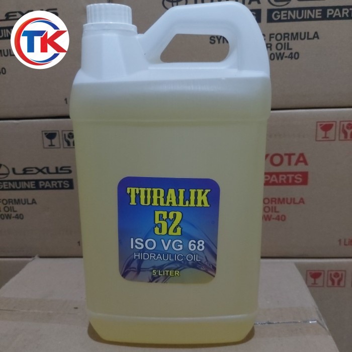 Jual Oli Turalik 52 5L Iso Vg-68 Hydraulic Oli Hidrolik Jerigen 5 Liter ...
