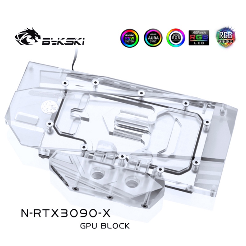 Jual QCOOL GPU Water Block Use for NVIIDIA RTX 3090 Reference Edition ...