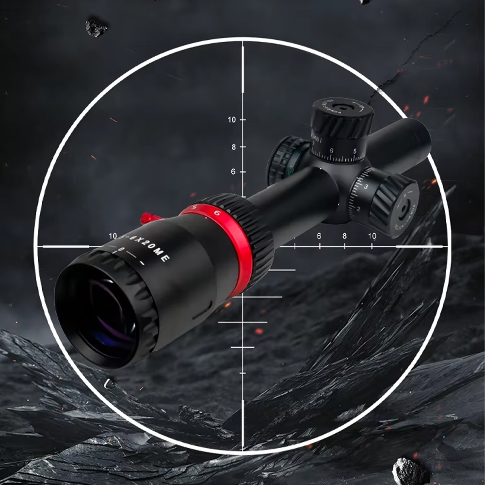 Jual Rifle Tactical Scope Hunting Crosshair Magnification 1.5-6x20mm ...