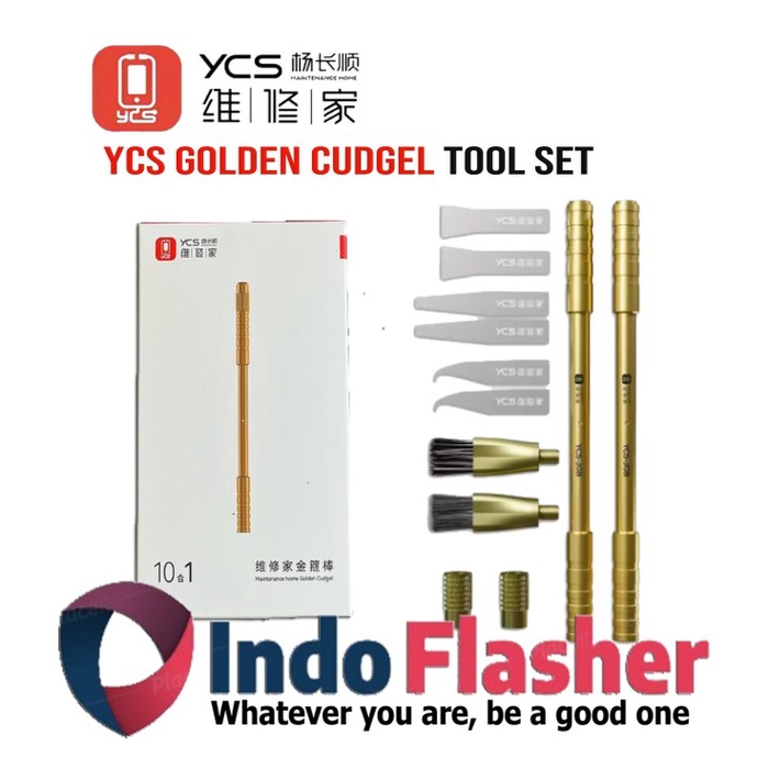 Jual YCS GOLDEN CUDGEL TOOL SET YCS JGB PISAU IC 10IN1 DOUBLE HEAD | Shopee Indonesia