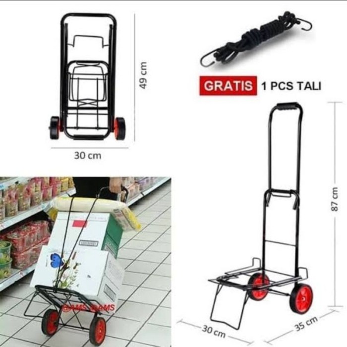 Jual Flashshow Bahan Besi Trolley Troli Troly Lipat Galon Tabung Gas ...