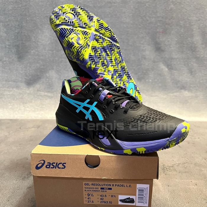 Jual Sepatu Padel Asics Gel Resolution X 2025 Black Energy Aqua/ Padel ...