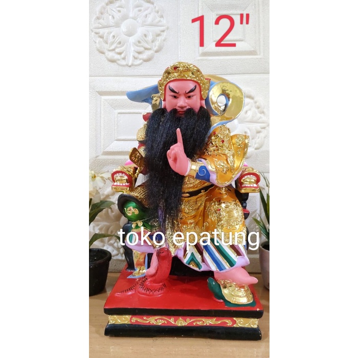 Jual Angel Patung Hian Tian Shang Ti Siong Te Kong Kayu 12 Inch ...