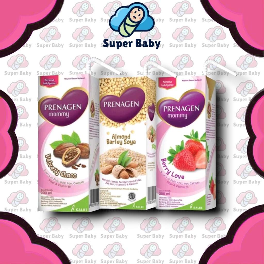 Jual SUSU IBU HAMIL PRENAGEN UHT ALMOND BARLEY SOYA VELVETY CHOCO BERRY LOVE 185ml | Shopee ...