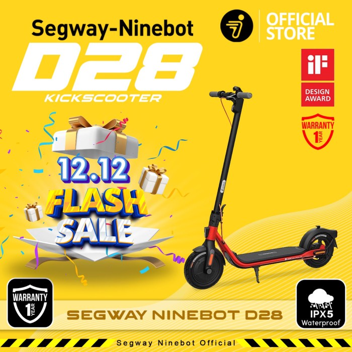 Jual Segway Ninebot Kickscooter D28 / Skuter Listrik Lipat | Shopee ...