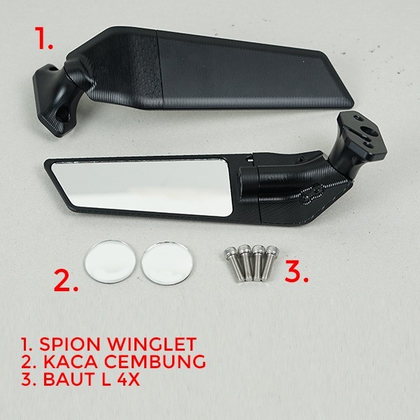 Jual Spion Winglet Xmax + Sein + Bracket Pnp | Shopee Indonesia