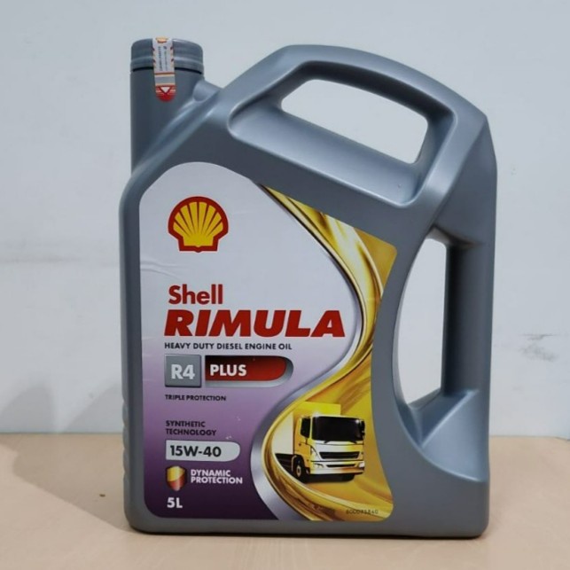 Jual SHELL RIMULA R4 PLUS 15W-40 - 5 LITER | Shopee Indonesia