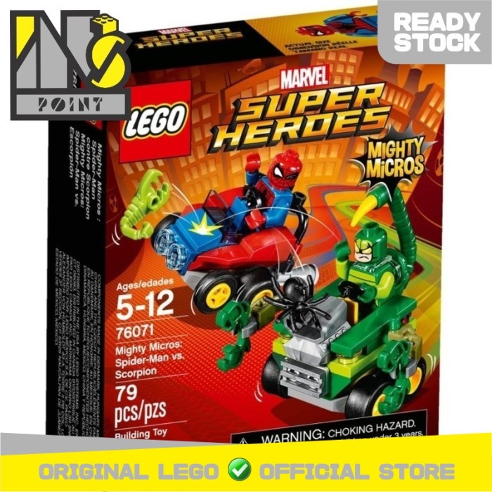 Jual Product Laris Lego 76071 - Super Heroes - Mighty Micros: Spider ...