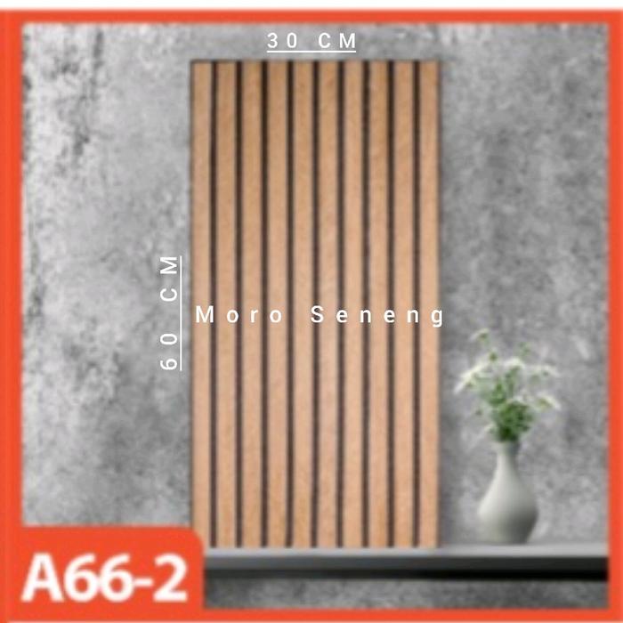 Jual Premium Wallpanel PVC+ Foam wood panel dinding peredam L 30 x P 60 ...