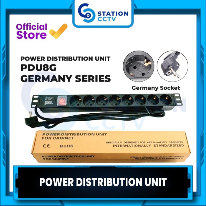 Jual Pdu 8 Lubang Untuk Rack Server Surge Protector / Power Distribution Unit 8 Port | Shopee ...