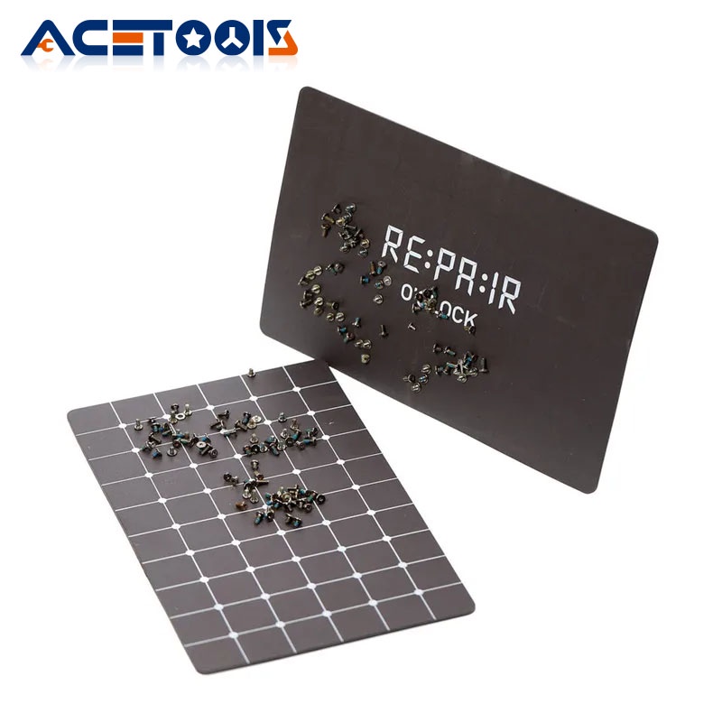 Jual 2UUL REPAIR OCLOCK ST99 Black Magnetic Screw Pad 155*98mm Mobile Phone Repair Screws ...