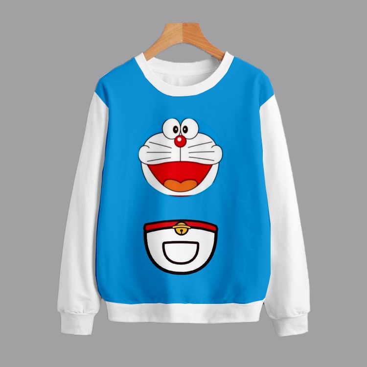 Jual Sweater Doraemon S2 Anak Custom Perempuan Lucu Kartun Animasi 3D ...