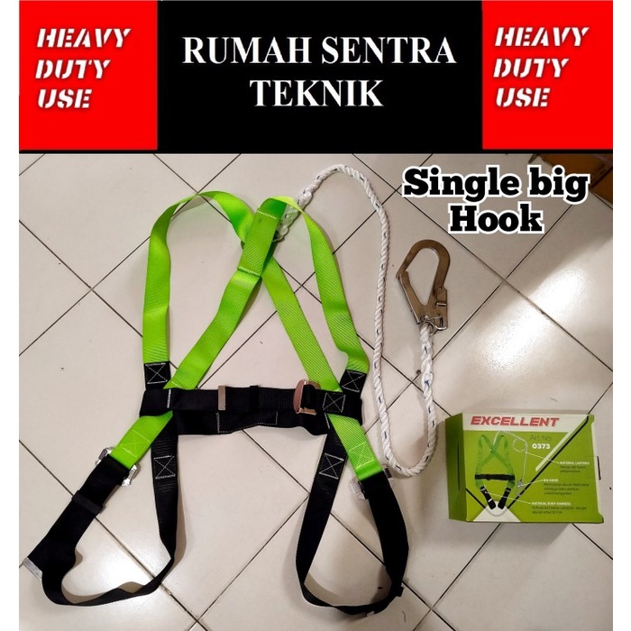 Jual Full Body Harness SINGLE HOOK / Safety belt Single hook EXCELLENT ...
