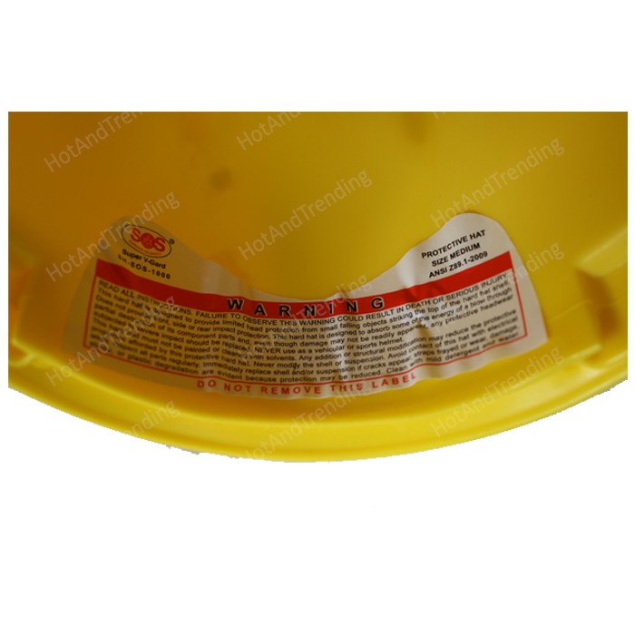 Jual Helm Proyek / Safety Helmet Super V-Guard SOS FASTREK + Tali Dagu ...